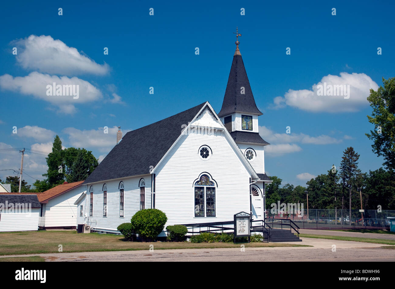 The Presbyterian Church in Walhalla, North Dakota, USA Stock Photo - Alamy
