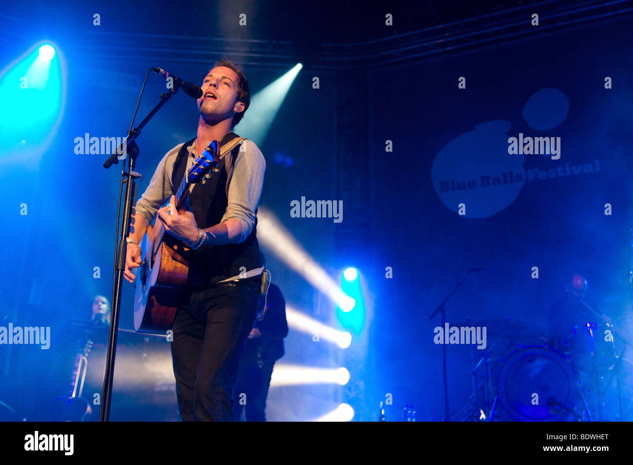 James Morrison, British singer and songwriter, live at the Blue Balls ...