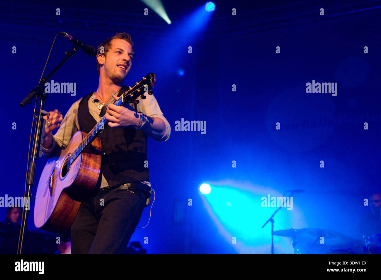 James Morrison, British singer and songwriter, live at the Blue Balls ...