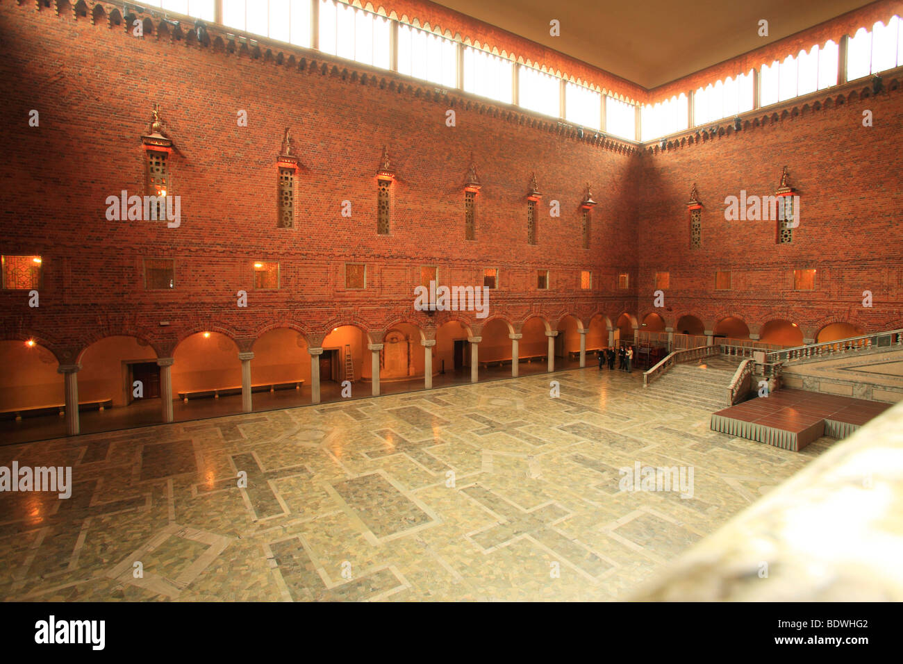 Blue Hall, venue of the Nobel Prize banquets, Stadshuset, city hall ...