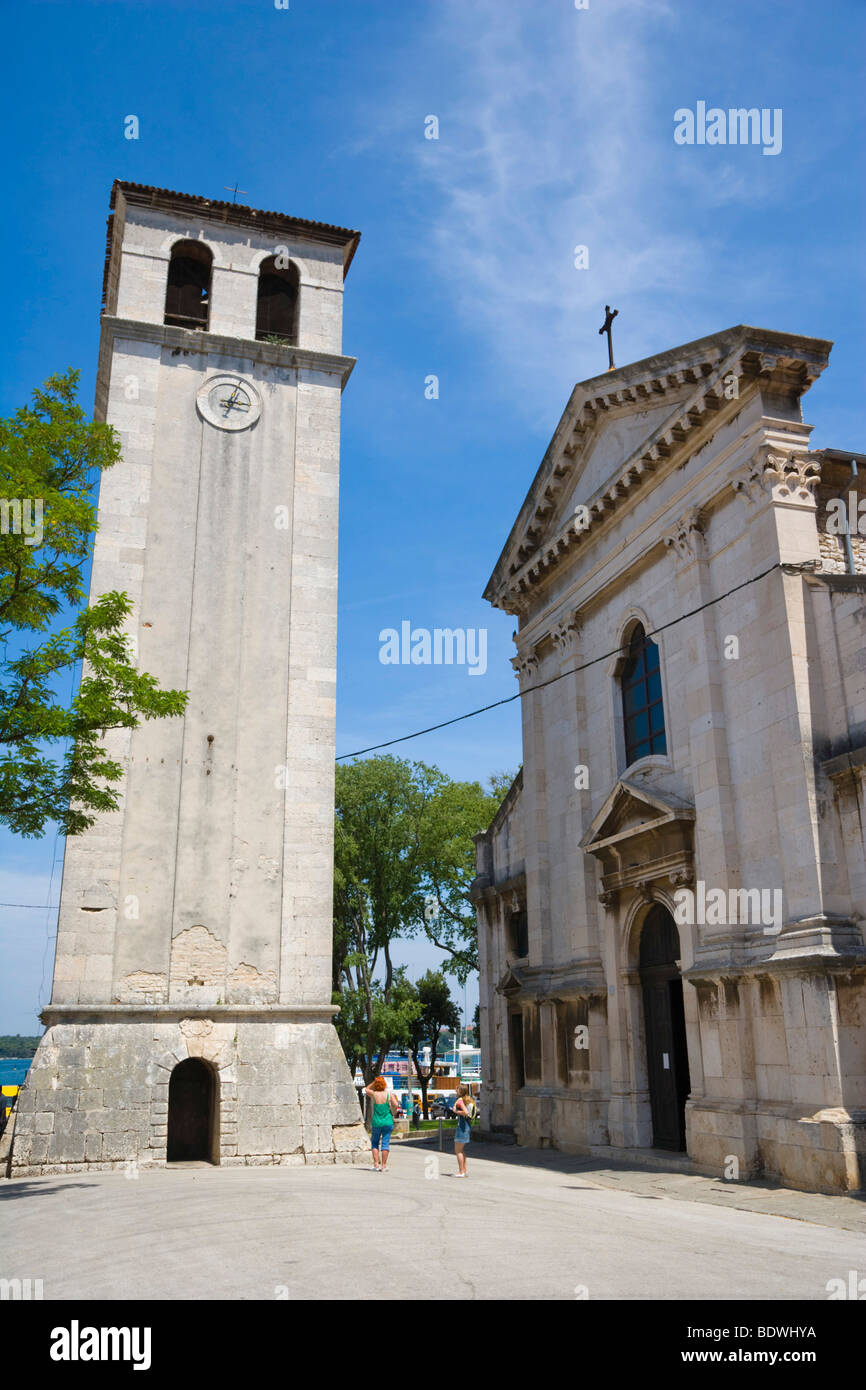 Bell tower and renaissance façade of Katedrala, Cathedral of the ...