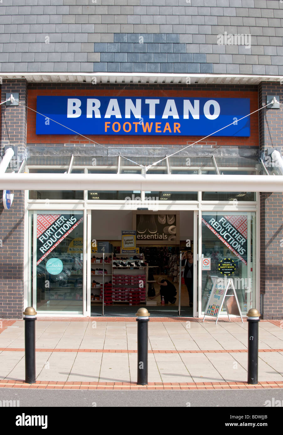 The front of a Brantano shoe shop showing the sign Stock Photo - Alamy