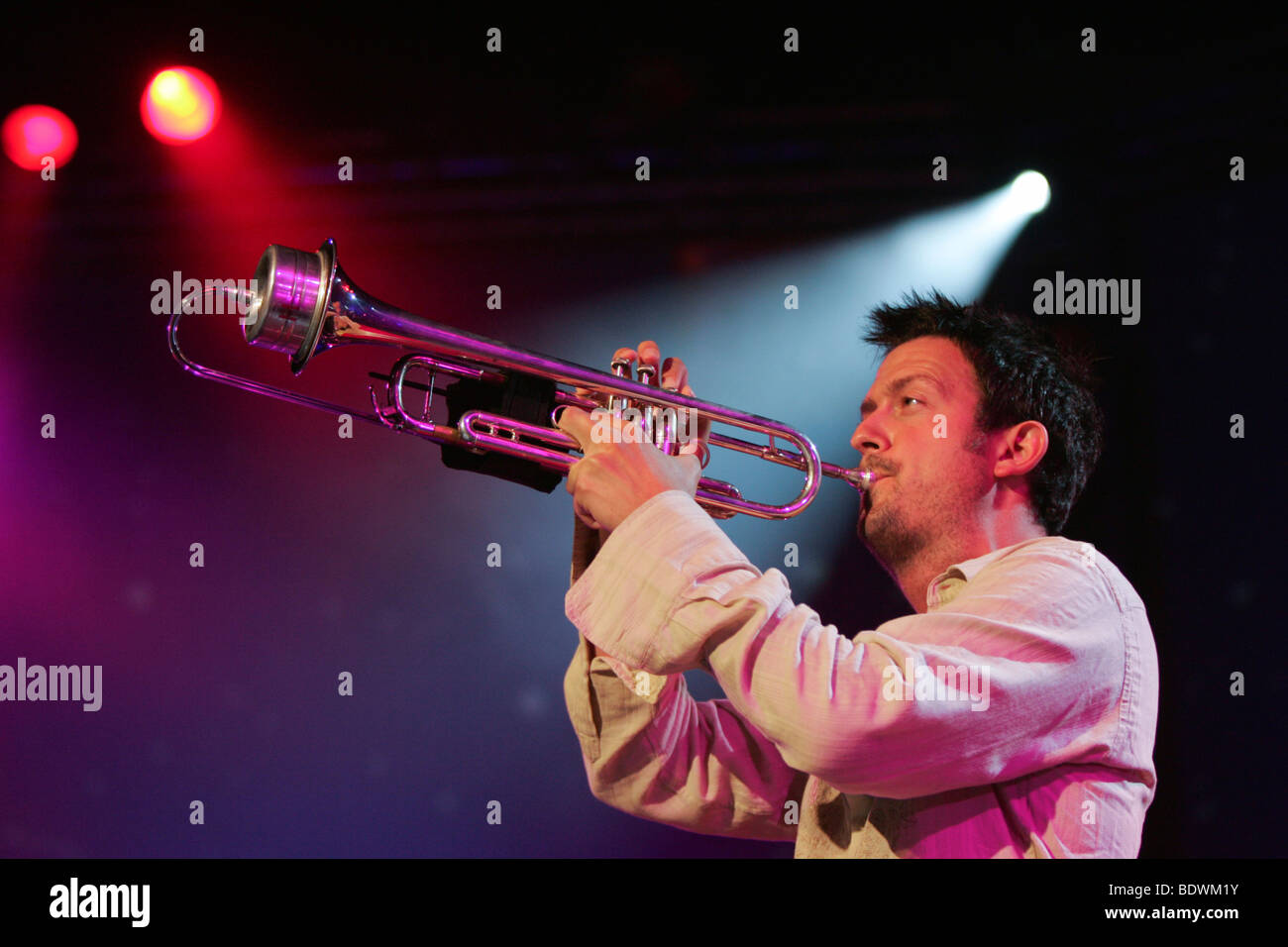 Till Broenner, German jazz trumpeter, singer and composer, performing ...