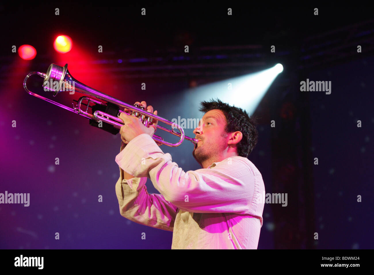 Till Broenner, German jazz trumpeter, singer and composer, performing ...