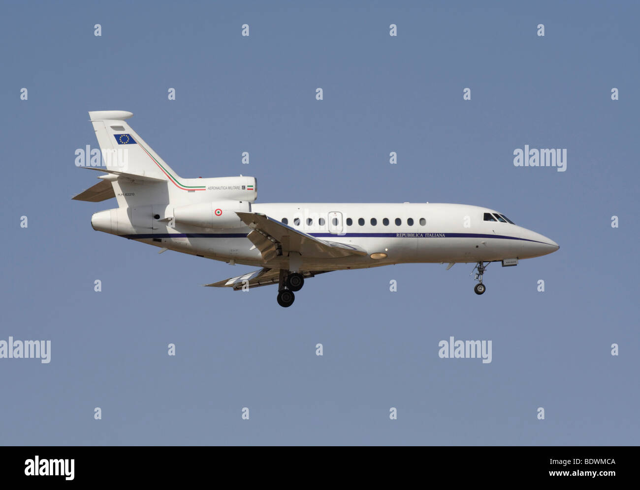 Italian Air Force Dassault Falcon 900EX VIP transport jet plane in ...
