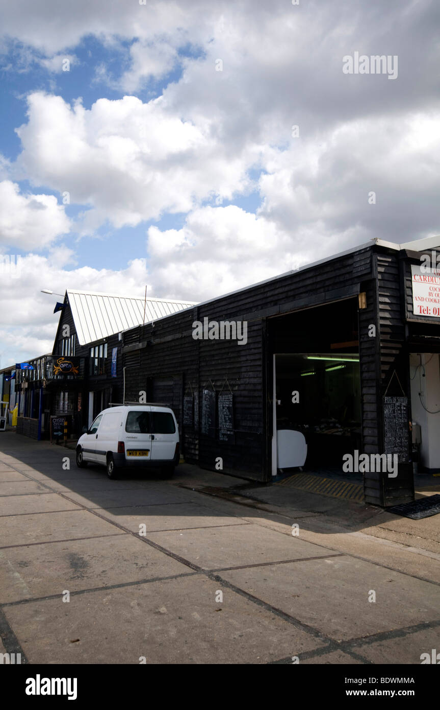 fish market in the harbour Whitstable kent england uk Stock Photo - Alamy