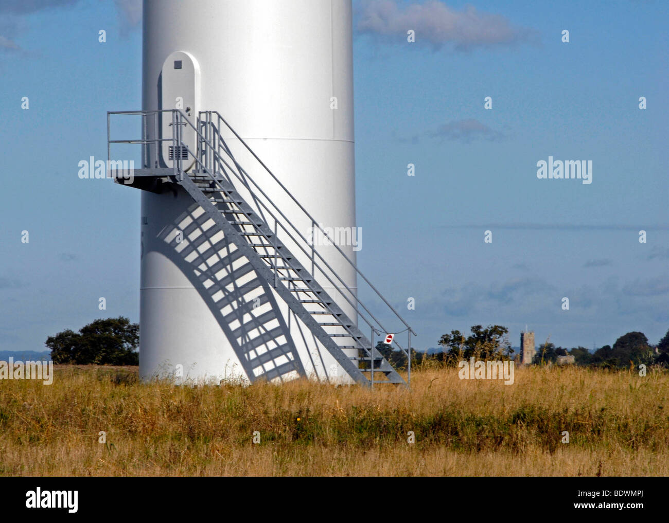 Westmill West Mill Wind Turbines Watchfield Swindon Wiltshire UK Steps ...