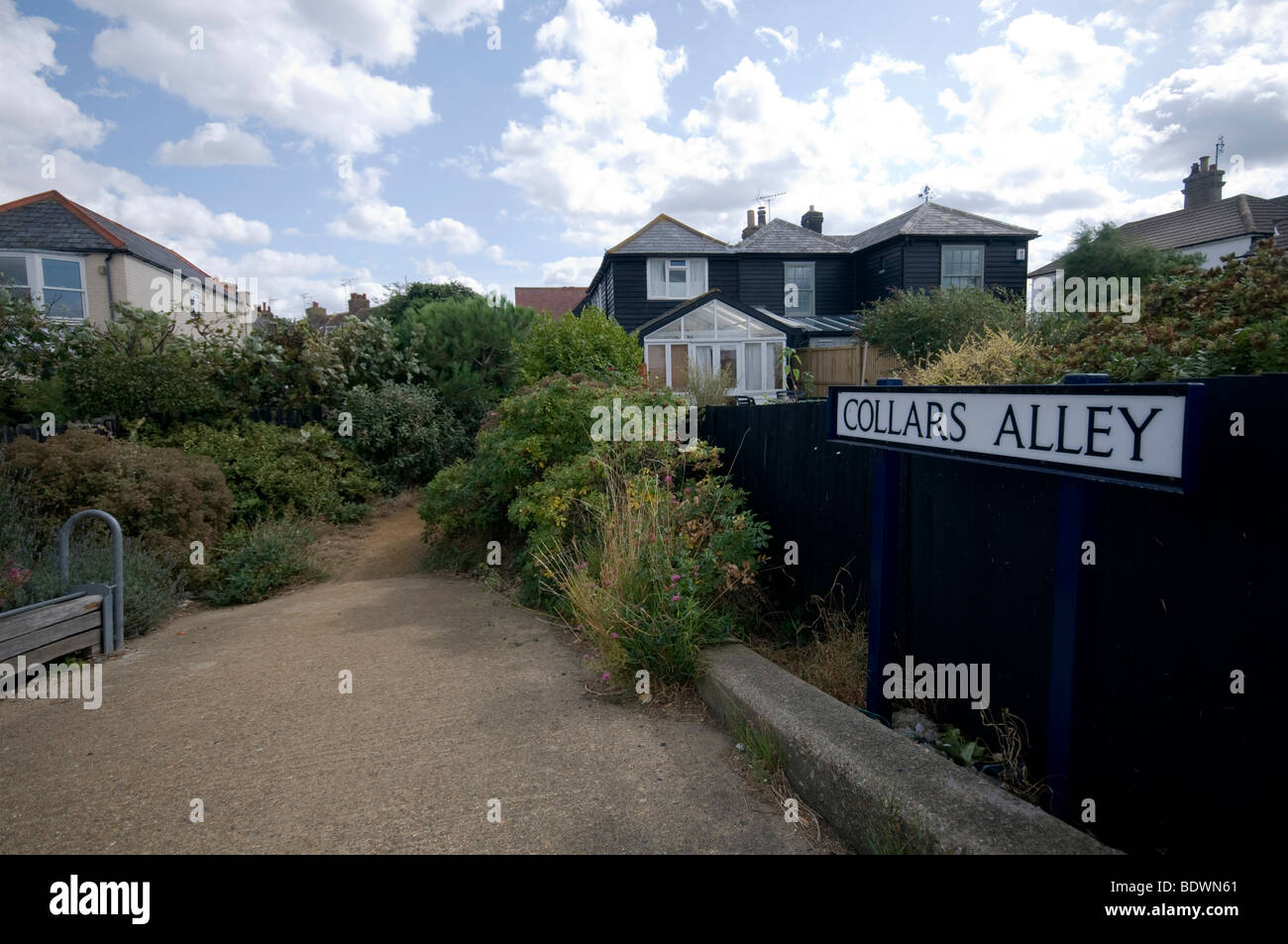 collars alley one of the many alleys in Whitstable kent england uk ...