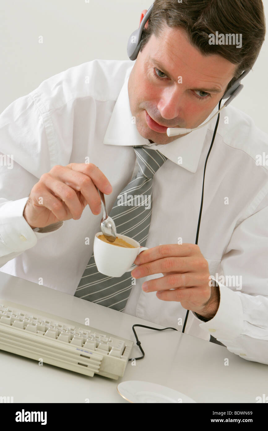 Worker beverage hi-res stock photography and images - Alamy