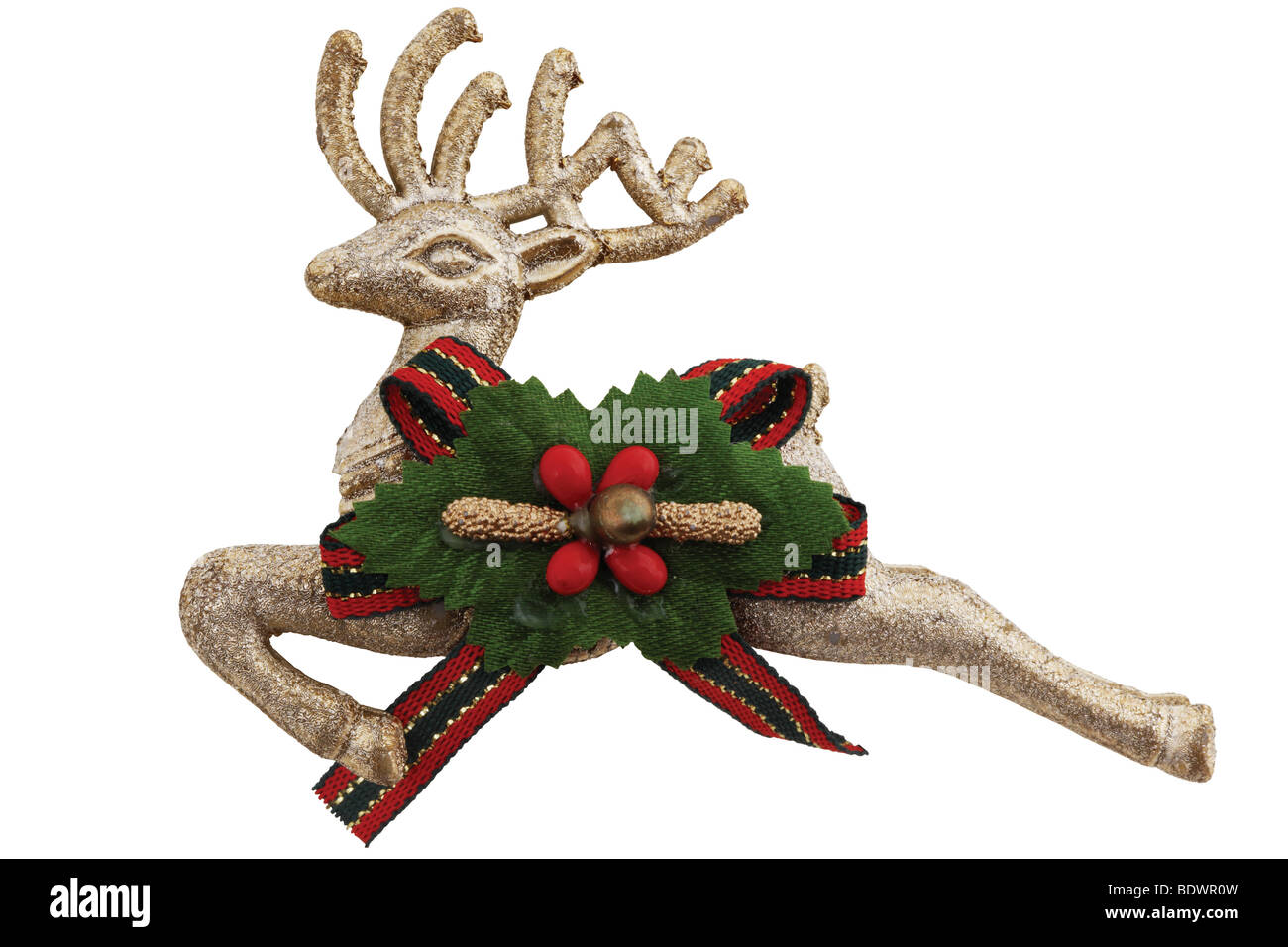 Christmas decorations white deer Cut Out Stock Images & Pictures - Alamy