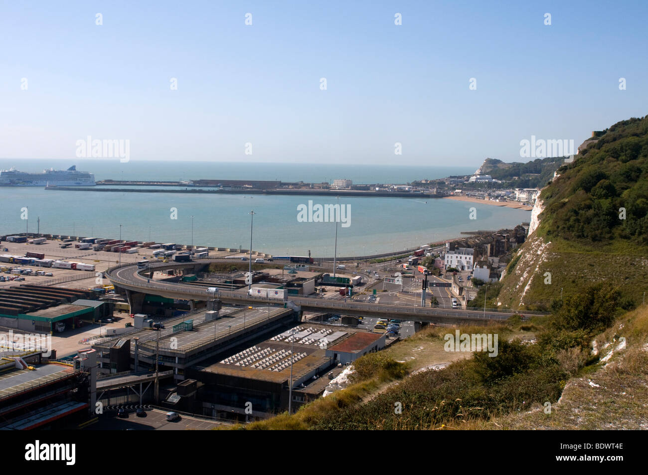 Dover Harbour and Marina Stock Photo - Alamy