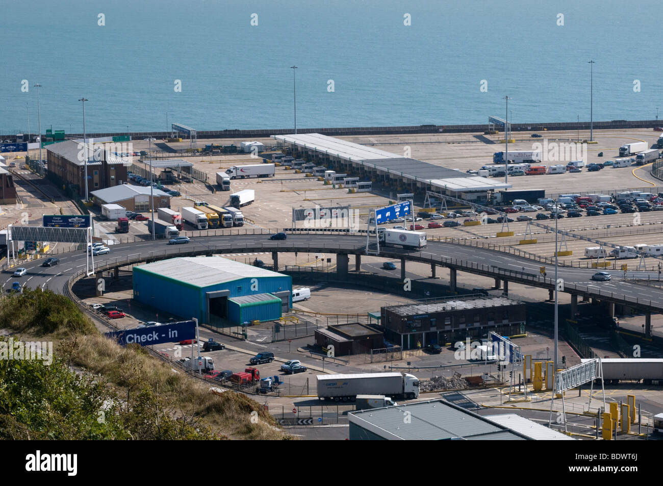 Dover Harbour and Marina Stock Photo - Alamy