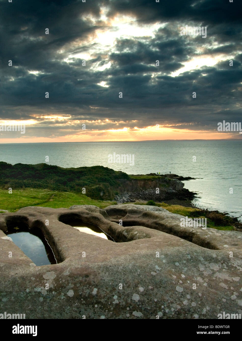Chapel rock, polperro hi-res stock photography and images - Alamy