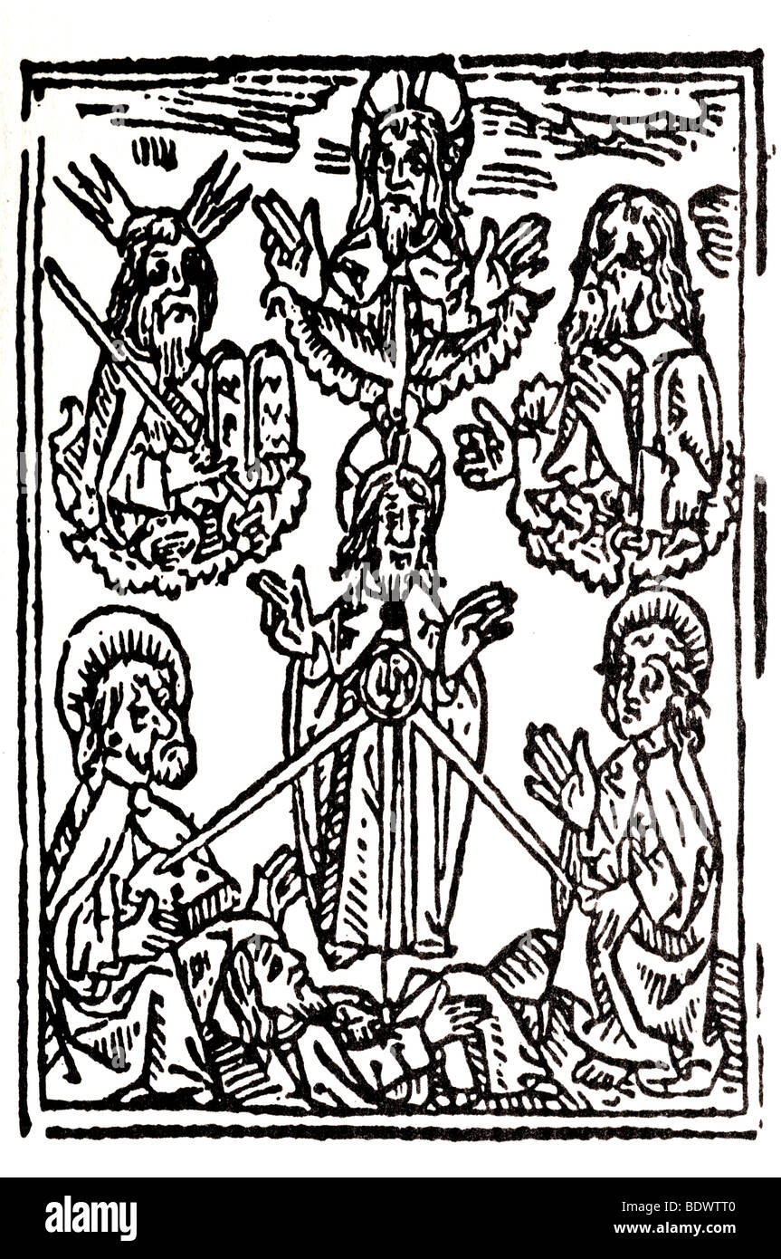 Transfiguration of jesus engraving hi-res stock photography and images ...