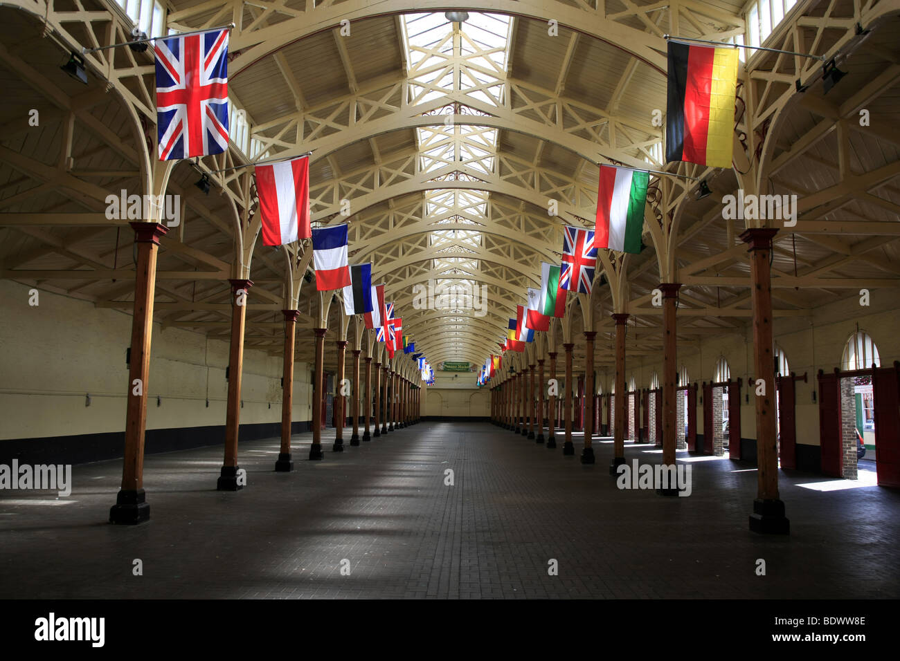 The Pannier Market in Barnstaple Devon England Stock Photo - Alamy