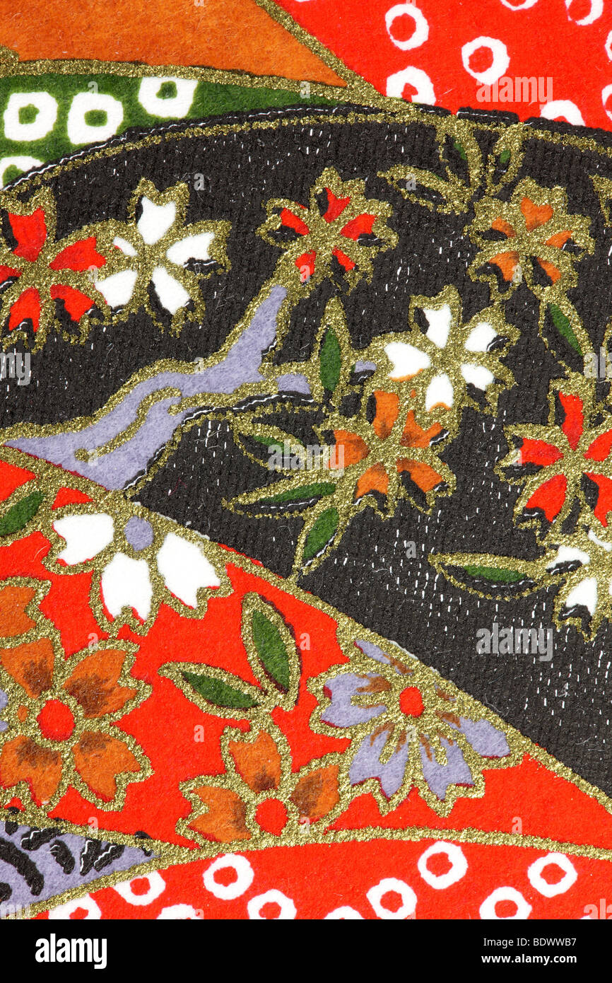 Textile of Japanese style Stock Photo - Alamy