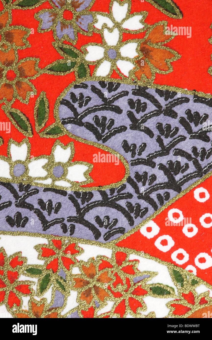Textile of Japanese style Stock Photo - Alamy