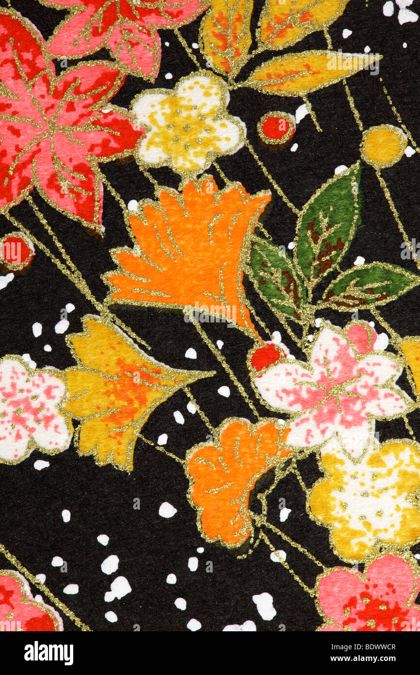 Textile of Japanese style Stock Photo - Alamy