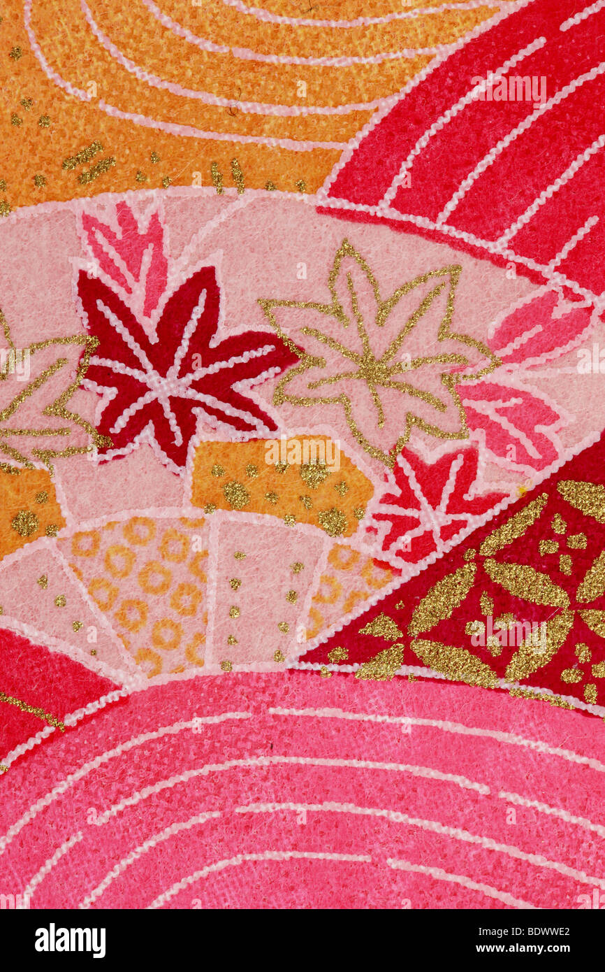 Textile of Japanese style Stock Photo - Alamy