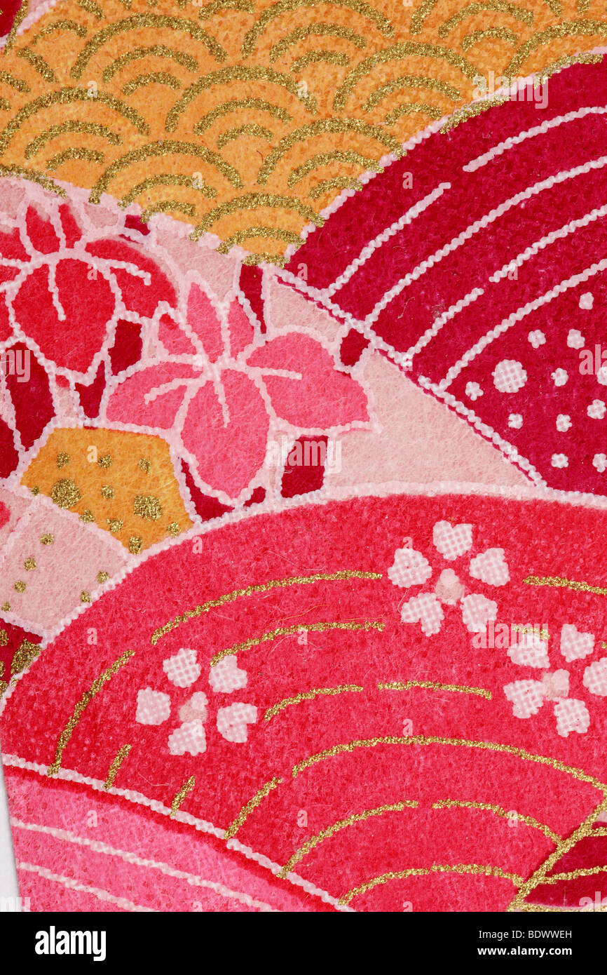 Textile of Japanese style Stock Photo - Alamy