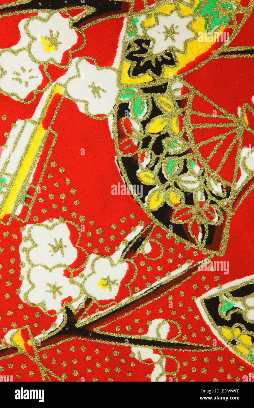 Textile of Japanese style Stock Photo - Alamy