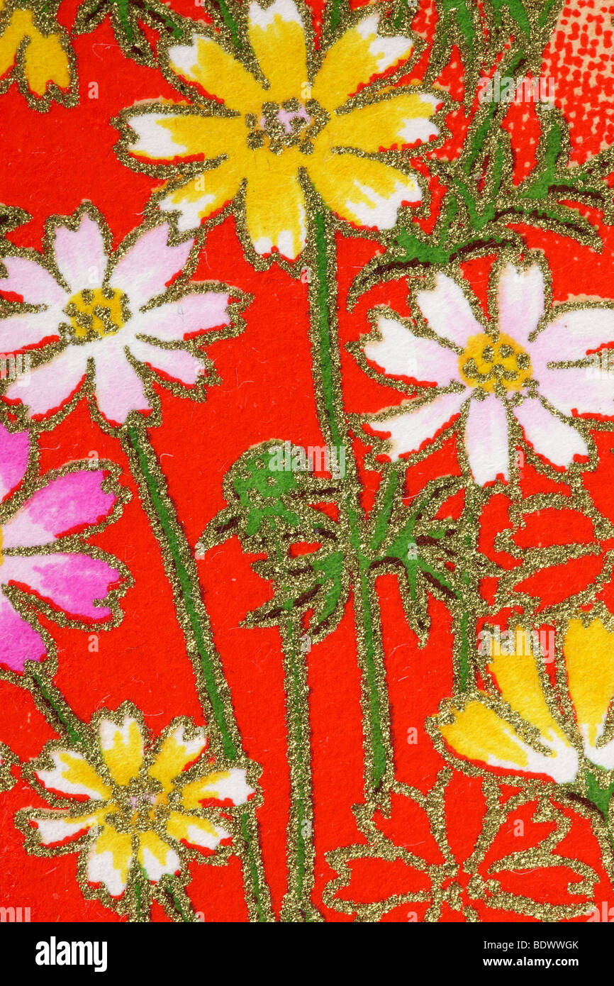 Textile of Japanese style Stock Photo - Alamy