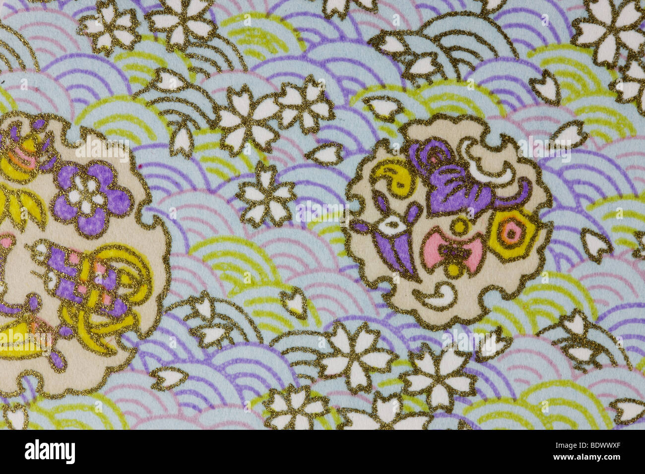 textile of Japanese style Stock Photo - Alamy