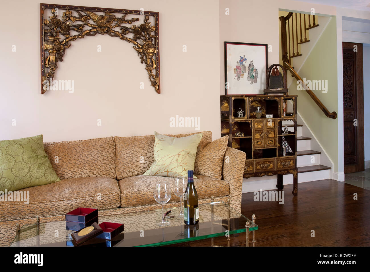 Showcase Interior Living Room Stock Photo - Alamy