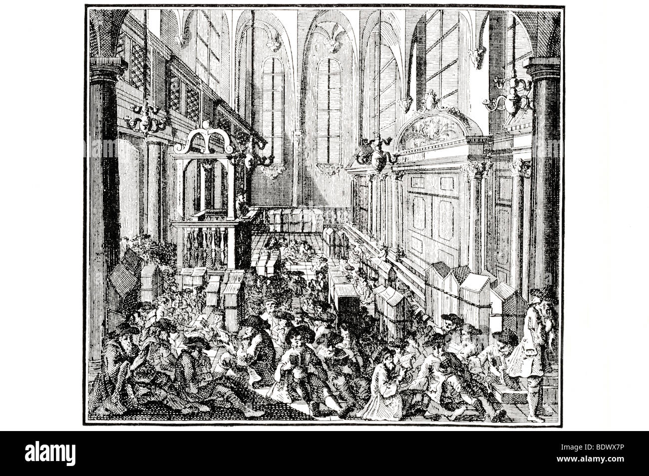 synagogue service on the ninth day of AB Stock Photo - Alamy