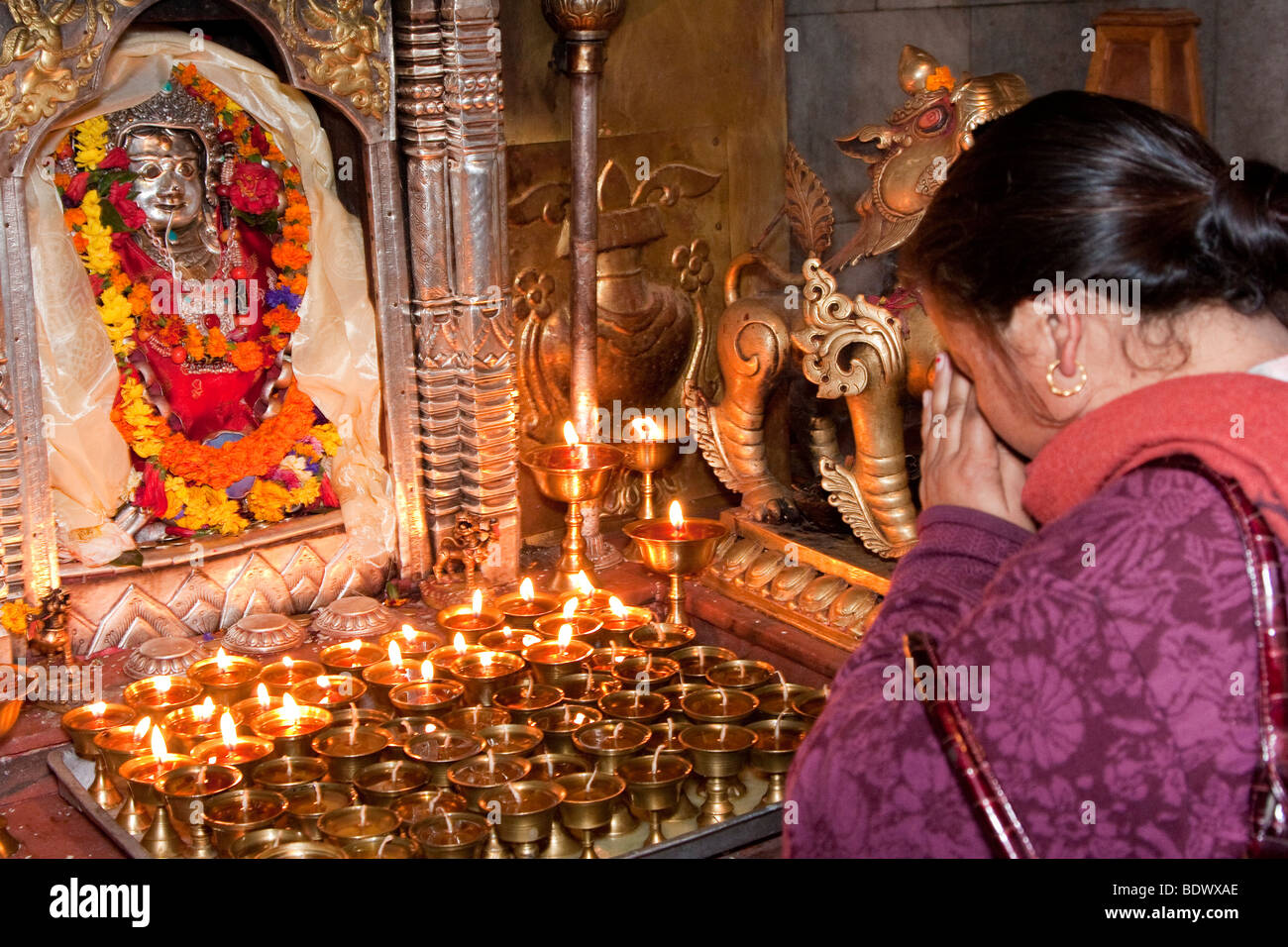 Bodhnath nepal shrine goddess ajima hi-res stock photography and images ...