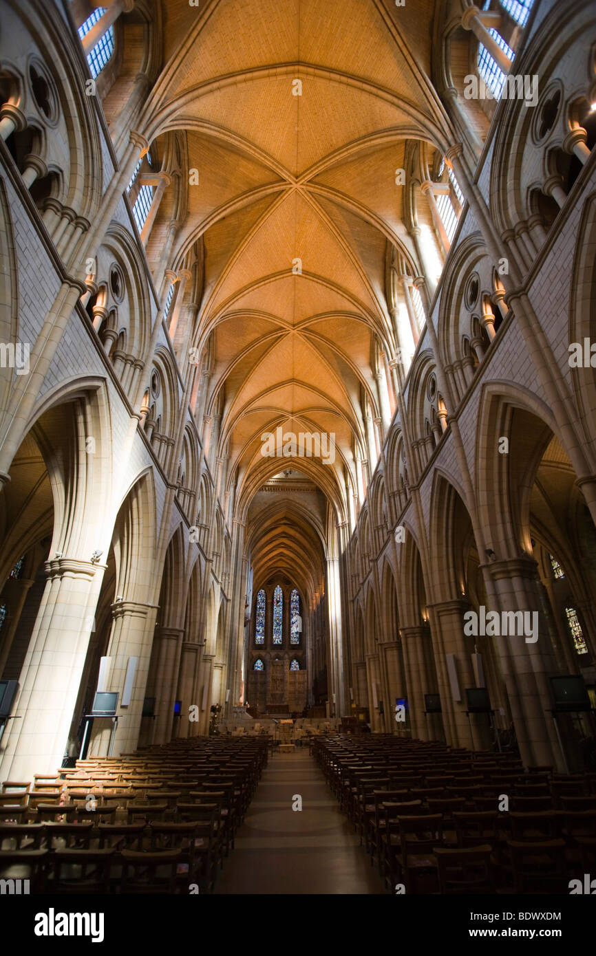 Truro Cathedral interior, Cornwall, England, United Kingdom, Europe ...