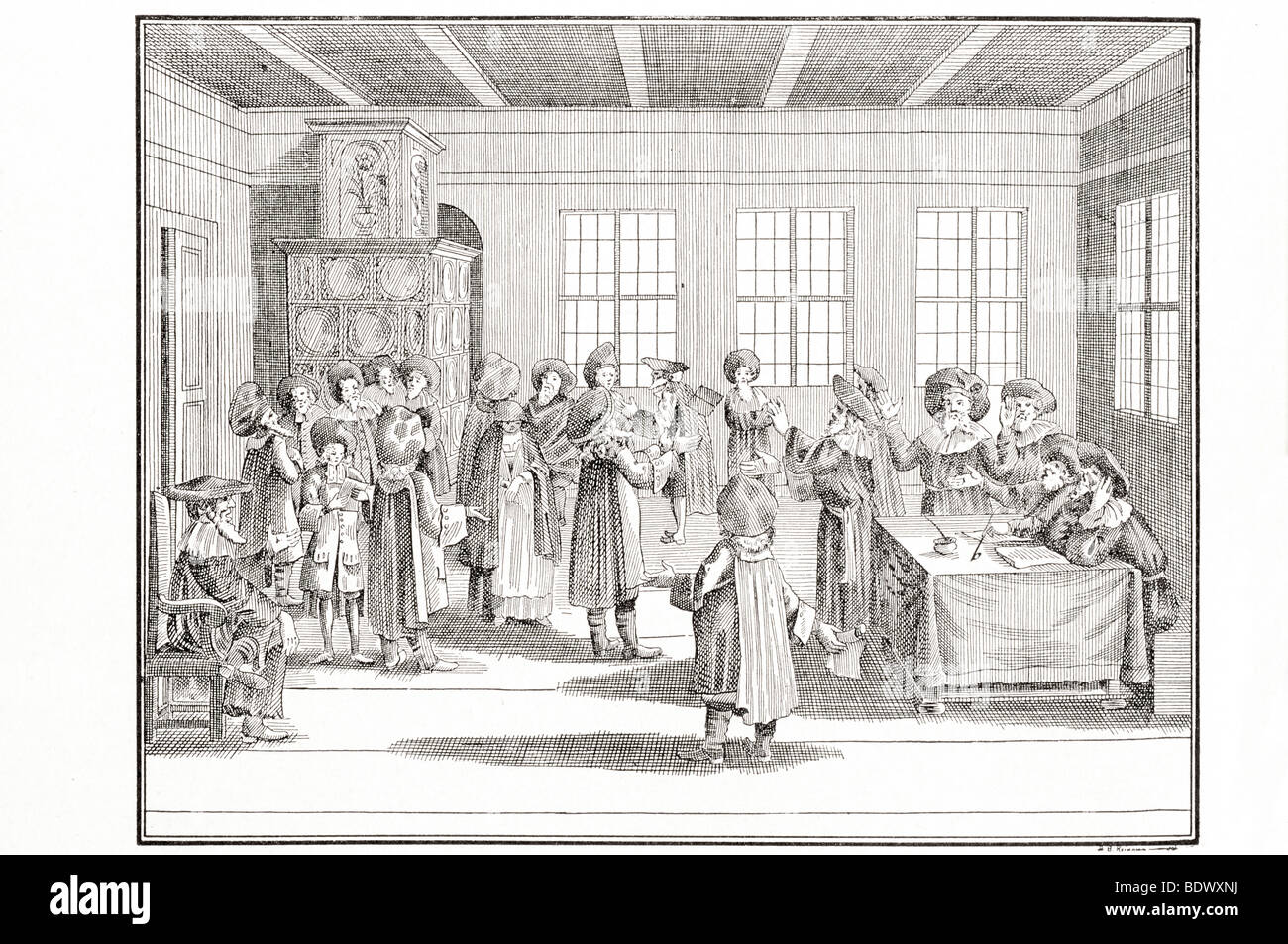 jewish divorce scene at germany Stock Photo - Alamy