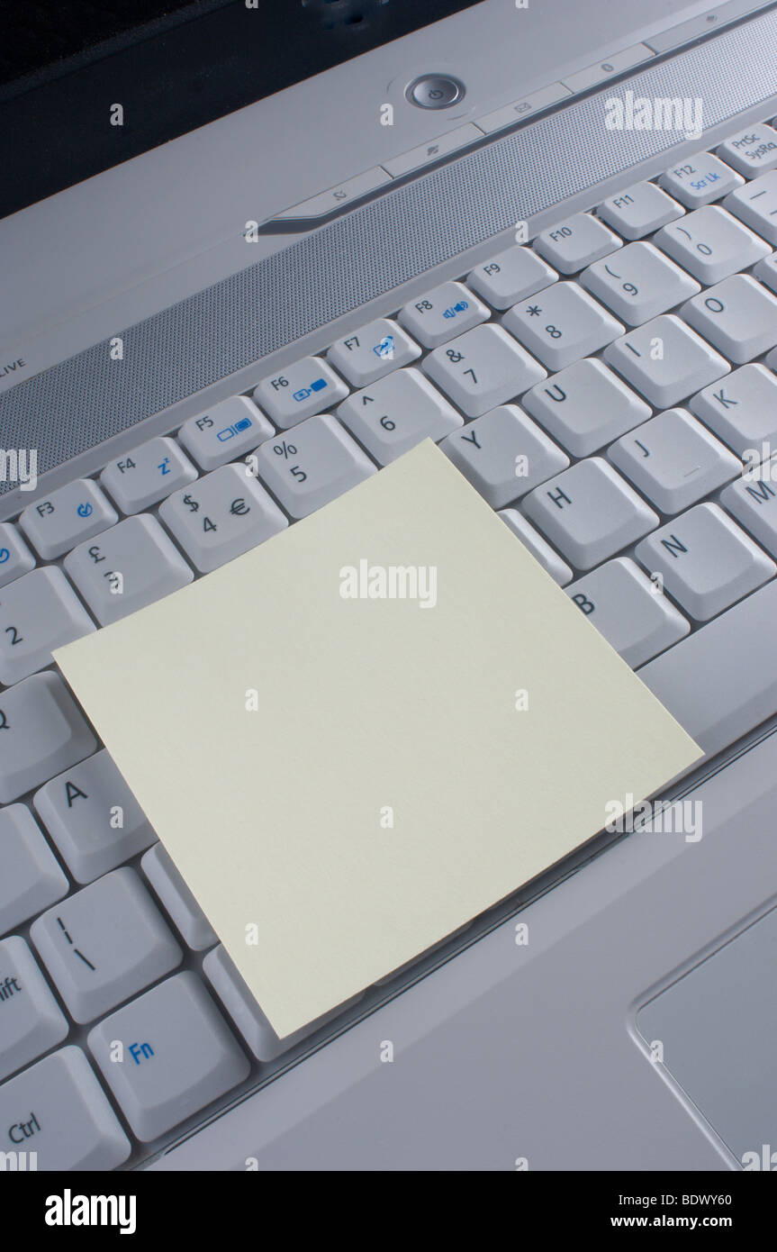 Post It Note - john gollop Stock Photo - Alamy