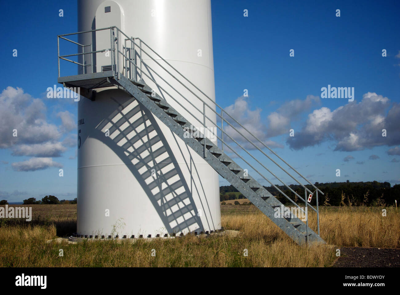 Westmill West Mill Wind Turbines Watchfield Swindon Wiltshire UK Steps ...