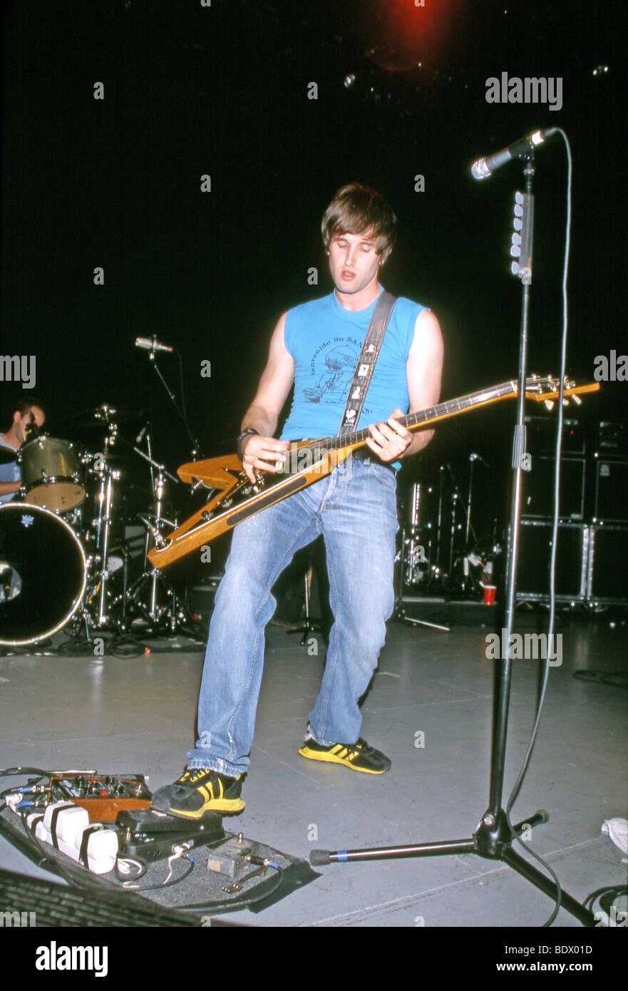 ASH - Irish rock group with singer/guitarist Tim Wheeler at the Greek ...