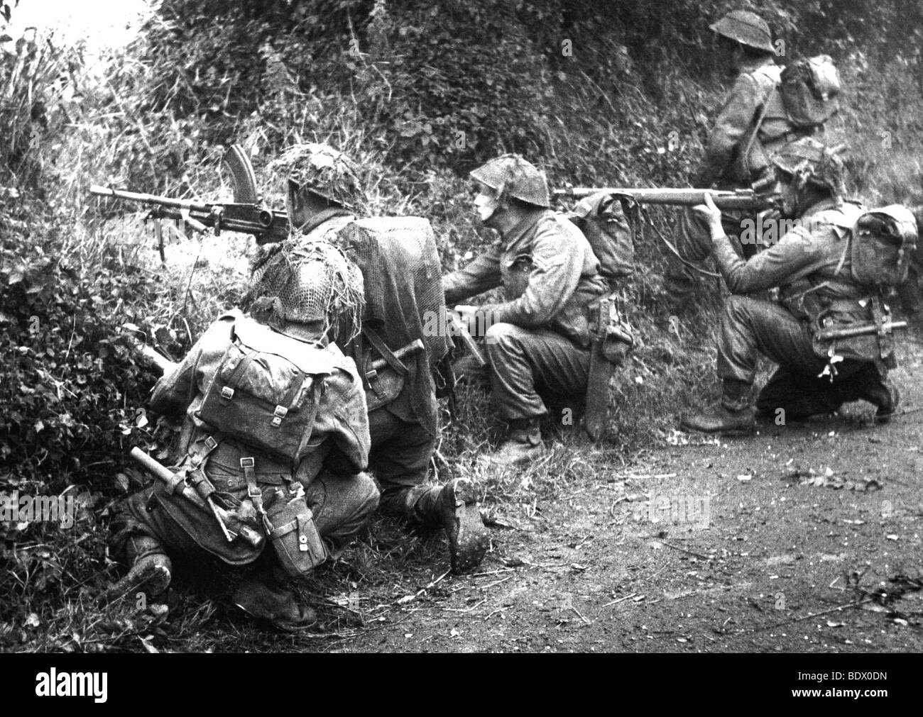Hedgerows 1944 Black and White Stock Photos & Images - Alamy