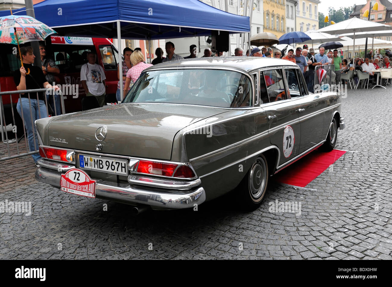 Mercedes Benz, rear fin, built in 1967, 2000 km durch Deutschland 2009 ...