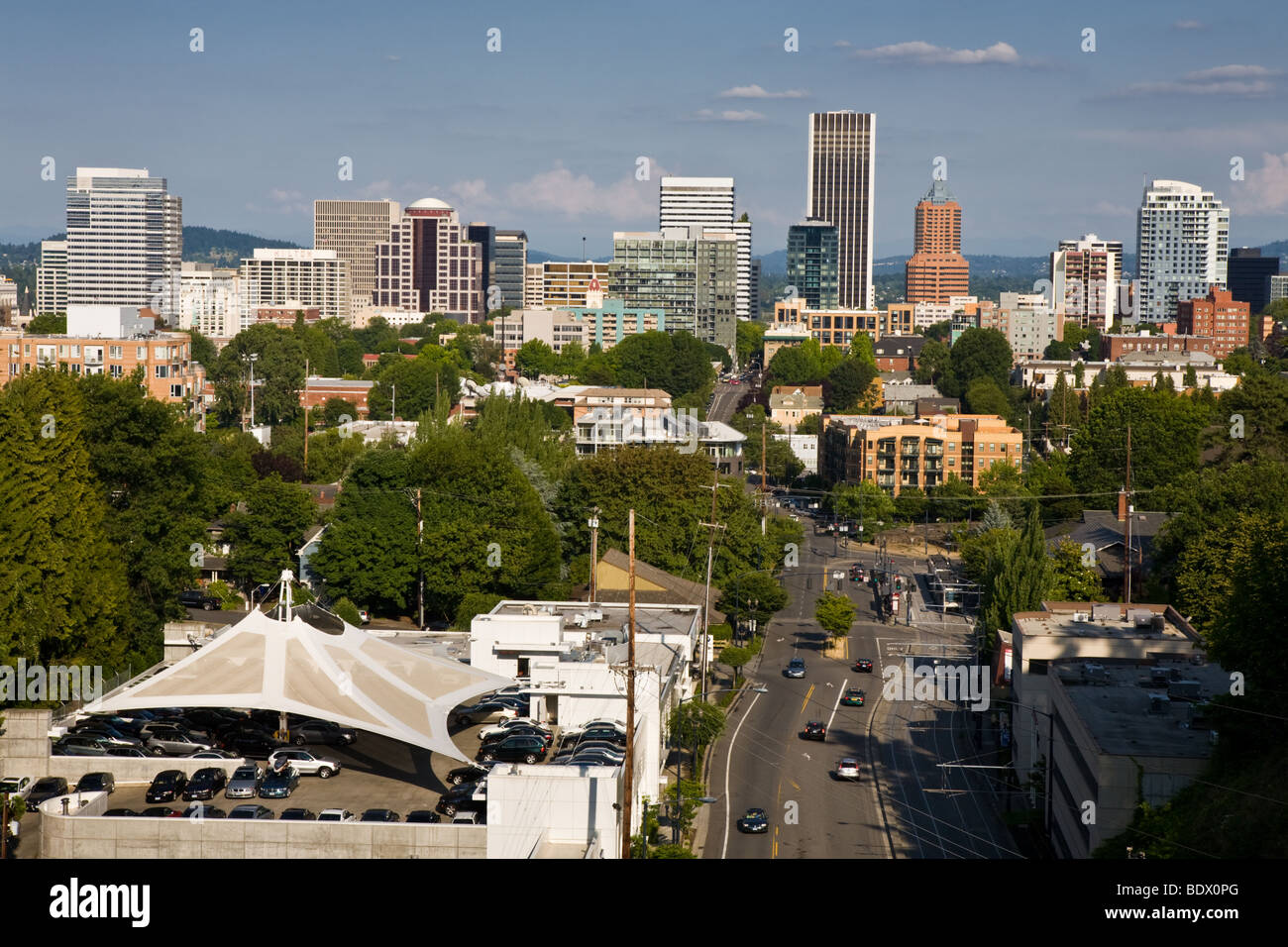 Portland oregon downtown hi-res stock photography and images - Alamy
