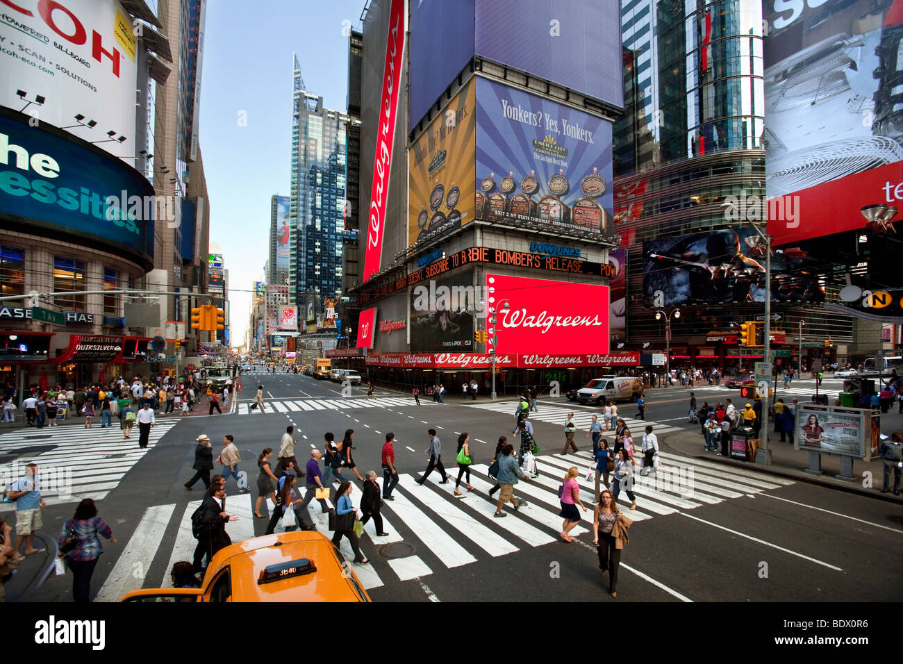 Midday on New York City Streets Stock Photo - Alamy