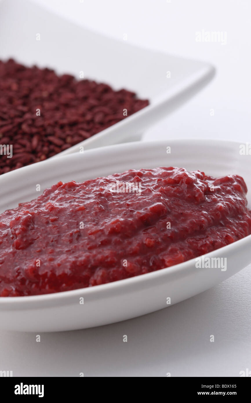 red bean paste Stock Photo - Alamy