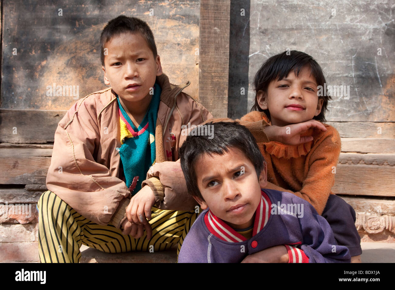 Nepal boys hi-res stock photography and images - Alamy