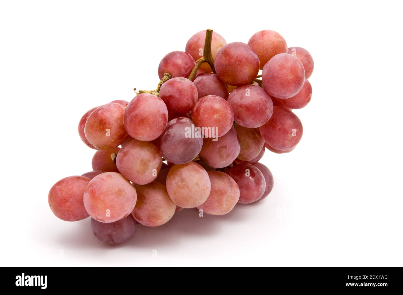 grape berry bunch isolated on white Stock Photo - Alamy