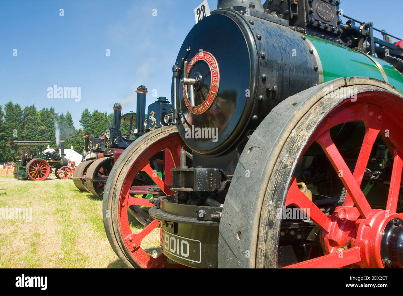 Front of traction engine Stock Photo - Alamy