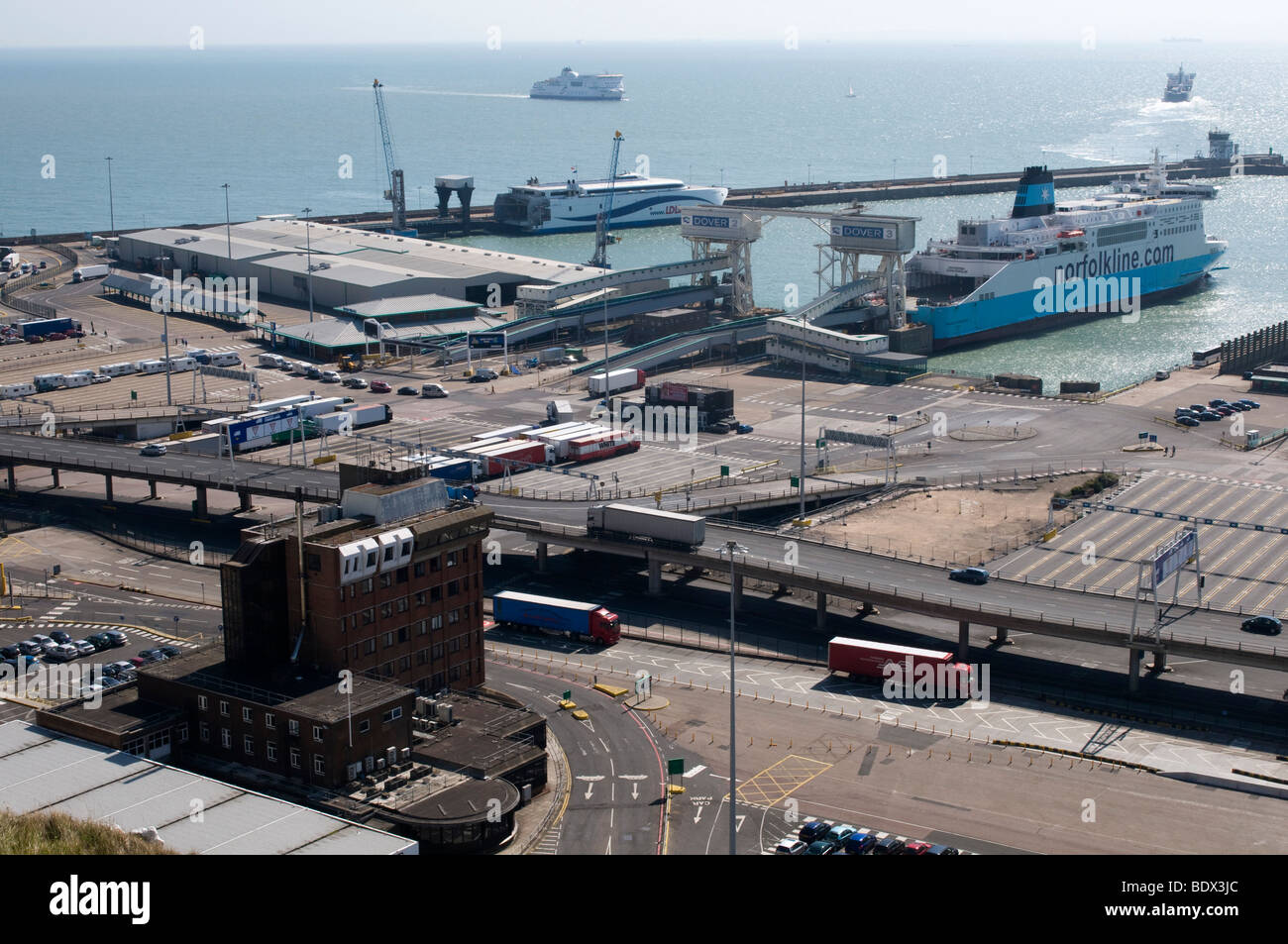 Dover Harbour and Marina Stock Photo - Alamy