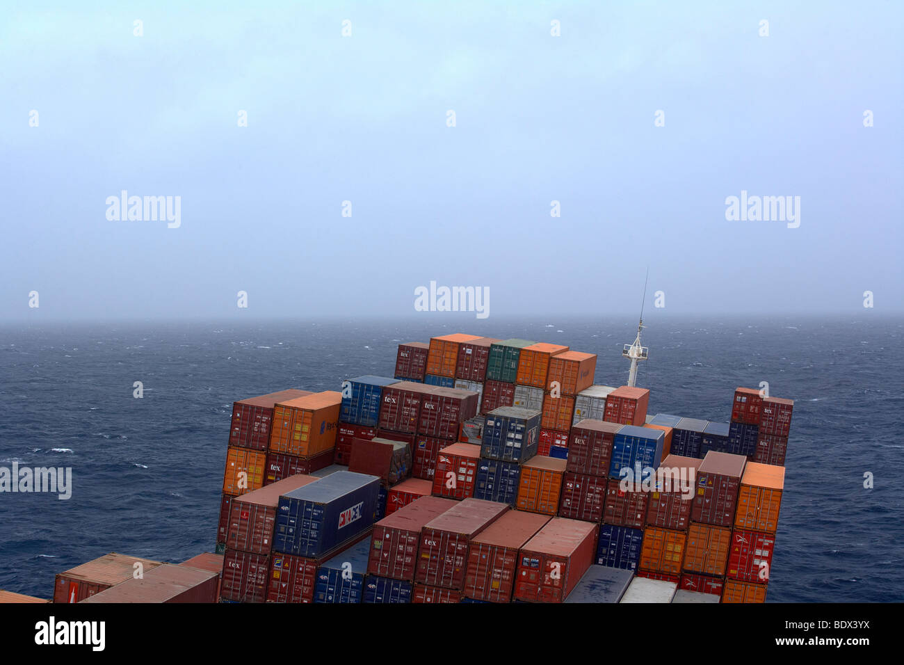 Container ship stack waves hi-res stock photography and images - Alamy