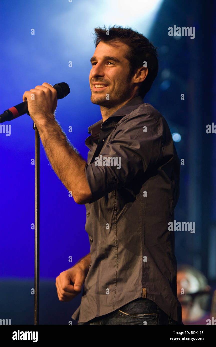 Felix Riebl, singer and frontman of the Australian band The Cat Empire ...