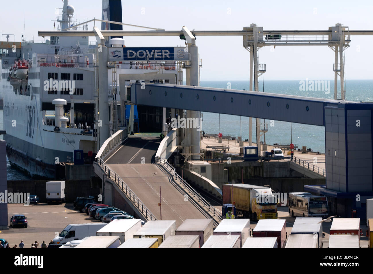 Dover Harbour and Marina Stock Photo - Alamy