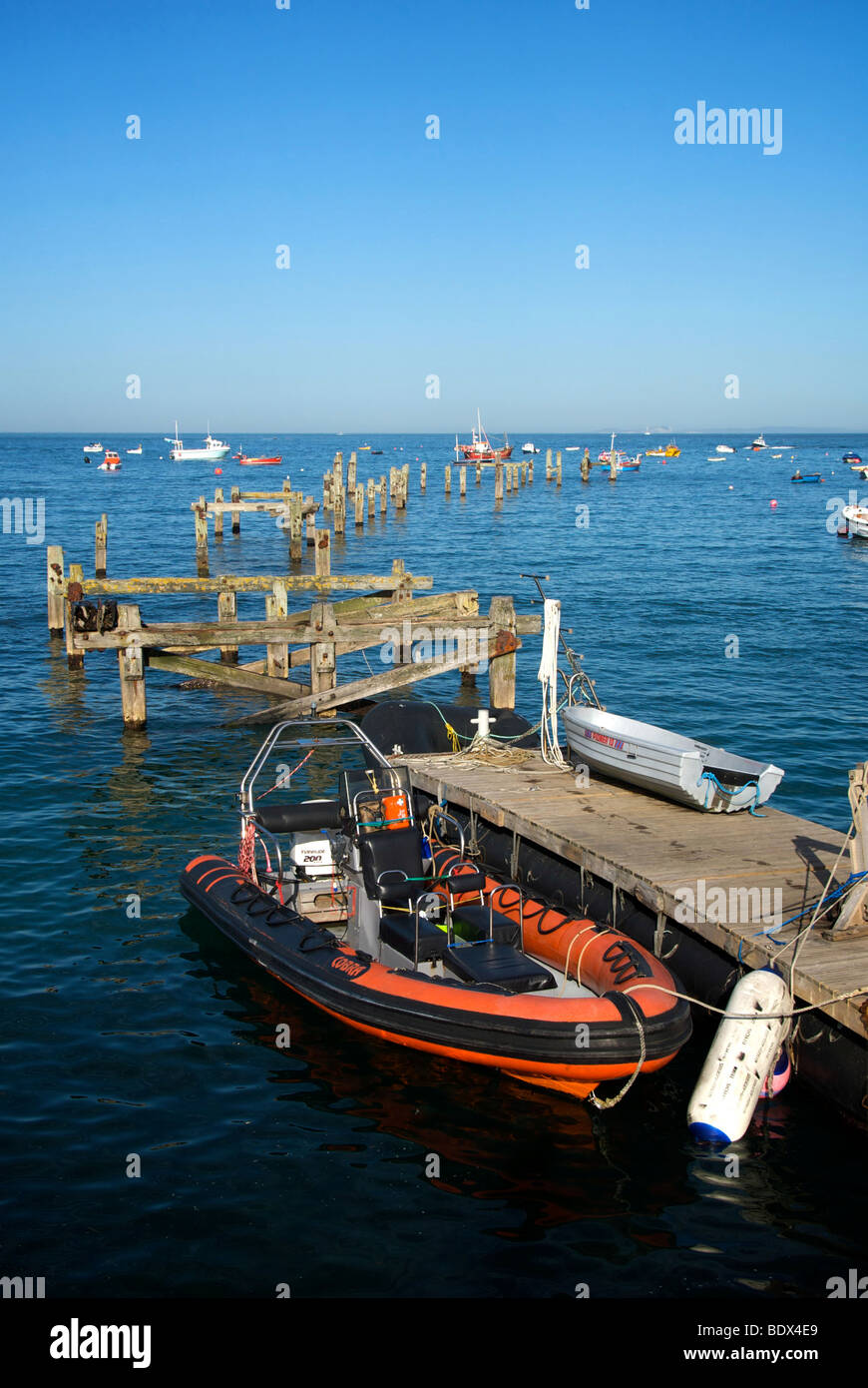 Swanage pier diving hi-res stock photography and images - Alamy