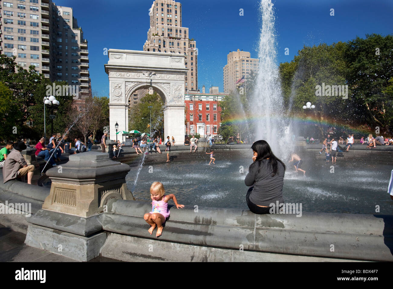 Washington Square Park, New York City Stock Photo - Alamy