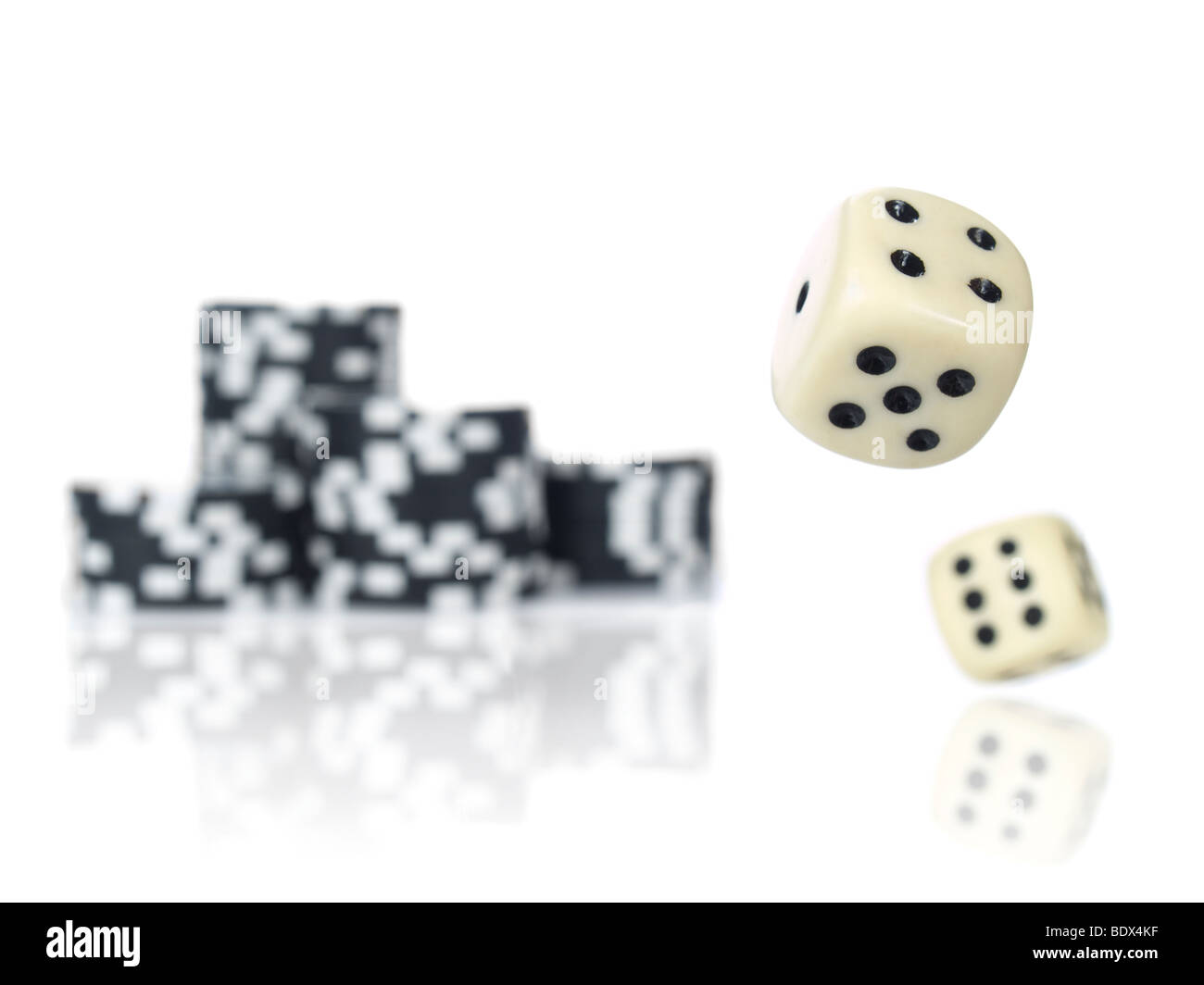 Dice rolling hi-res stock photography and images - Alamy